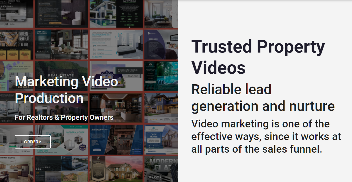 Shop for Marketing Video Production for realtors and property owners